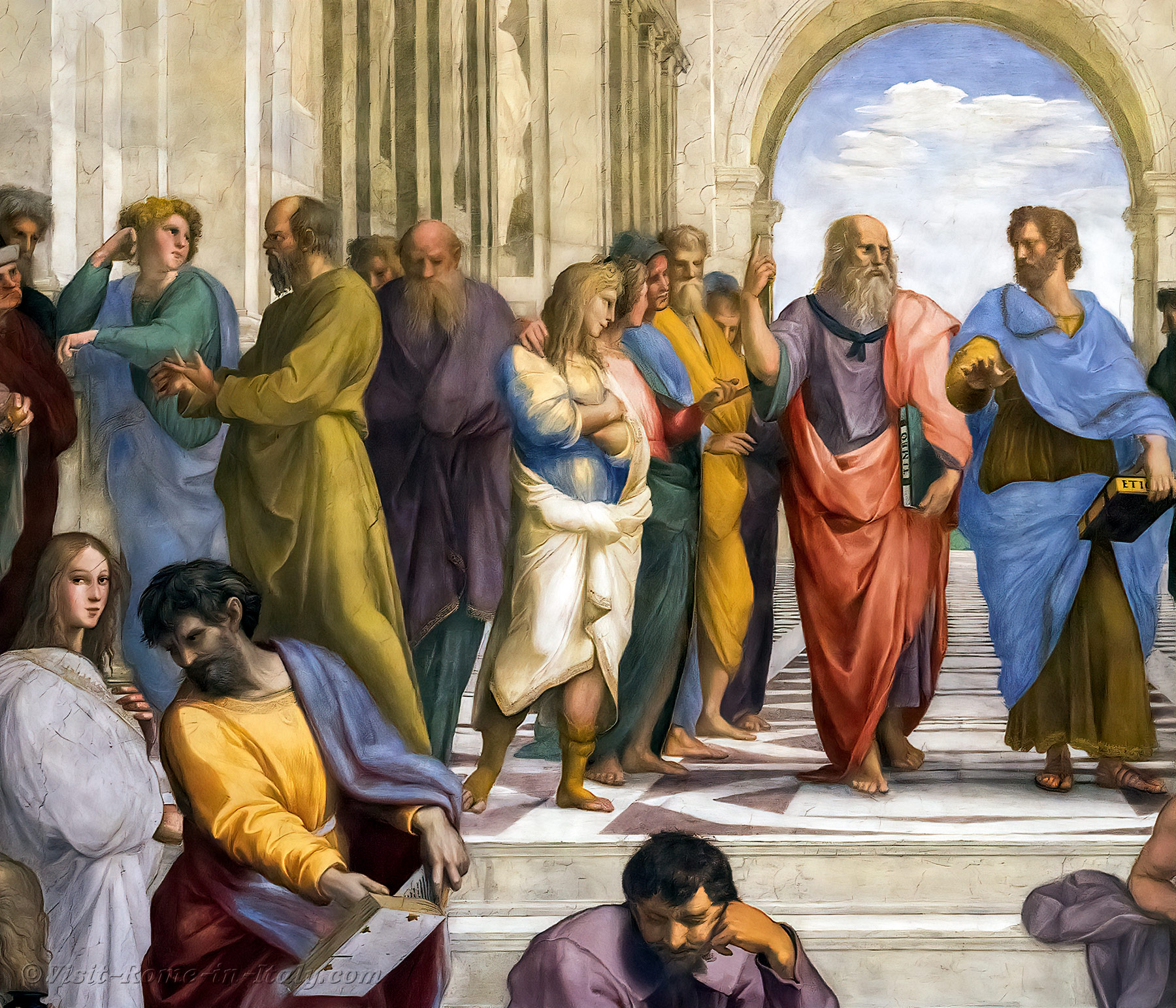Aristotle And Plato Raphael